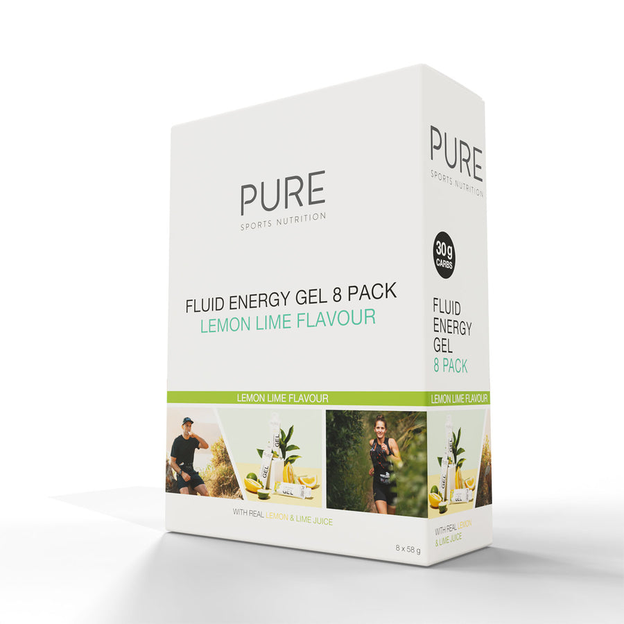 PURE Fluid Energy Gel - Lemon Lime – PURE Sports Nutrition Australia