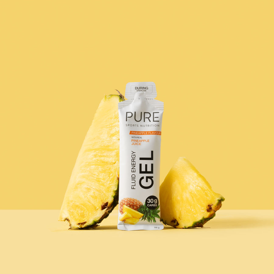 PURE Fluid Energy Gel - Pineapple – PURE Sports Nutrition Australia